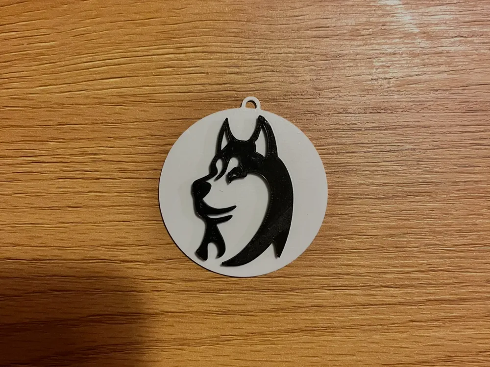 Husky keychain by 3Dedek print MakerWorld: Download Free 3D Models