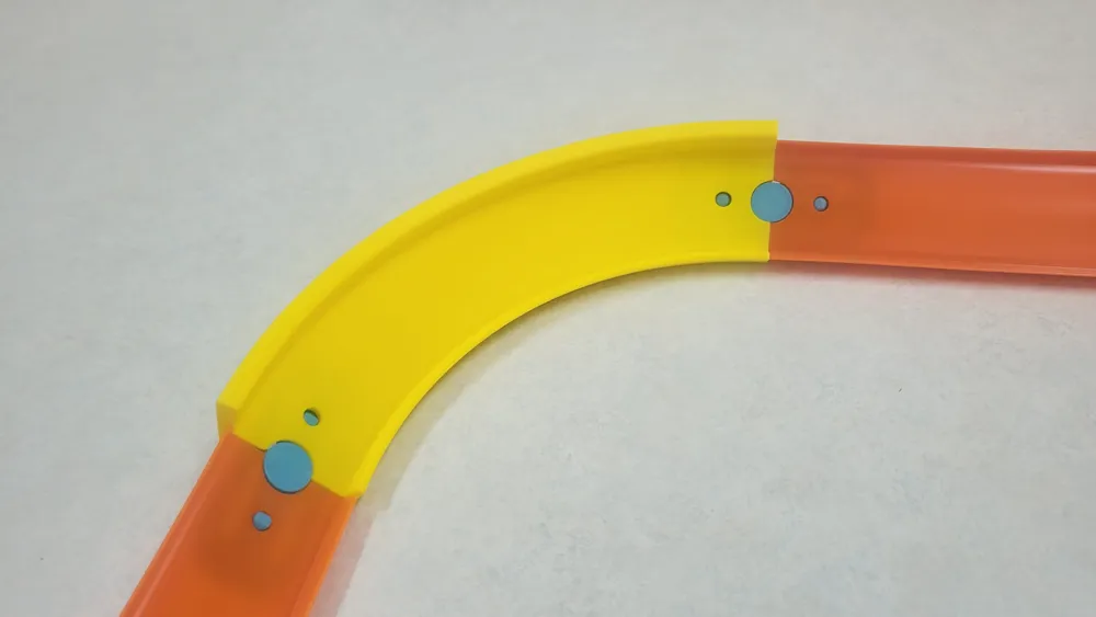 Banked Curve Pack 45° Bank - Hot Wheels Compatible - Free 3D Print ...