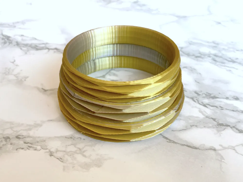 Faceted Bangle Multiple Sizes - Free 3D Print Model - MakerWorld
