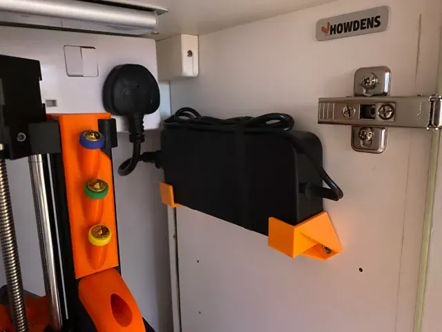 Prusa mini power adapter mount Remixed by Freer - MakerWorld