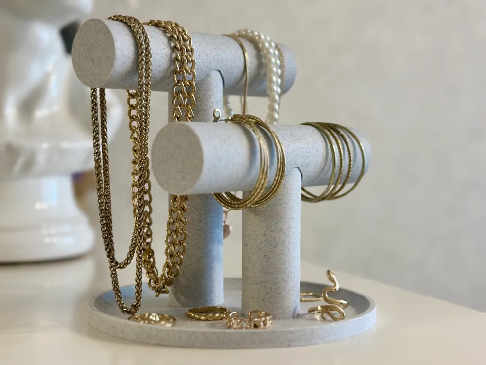 Jewelry Organizer - Necklace, Bracelet, Ring Stand by Anton MakerWorld: Download Free 3D Models
