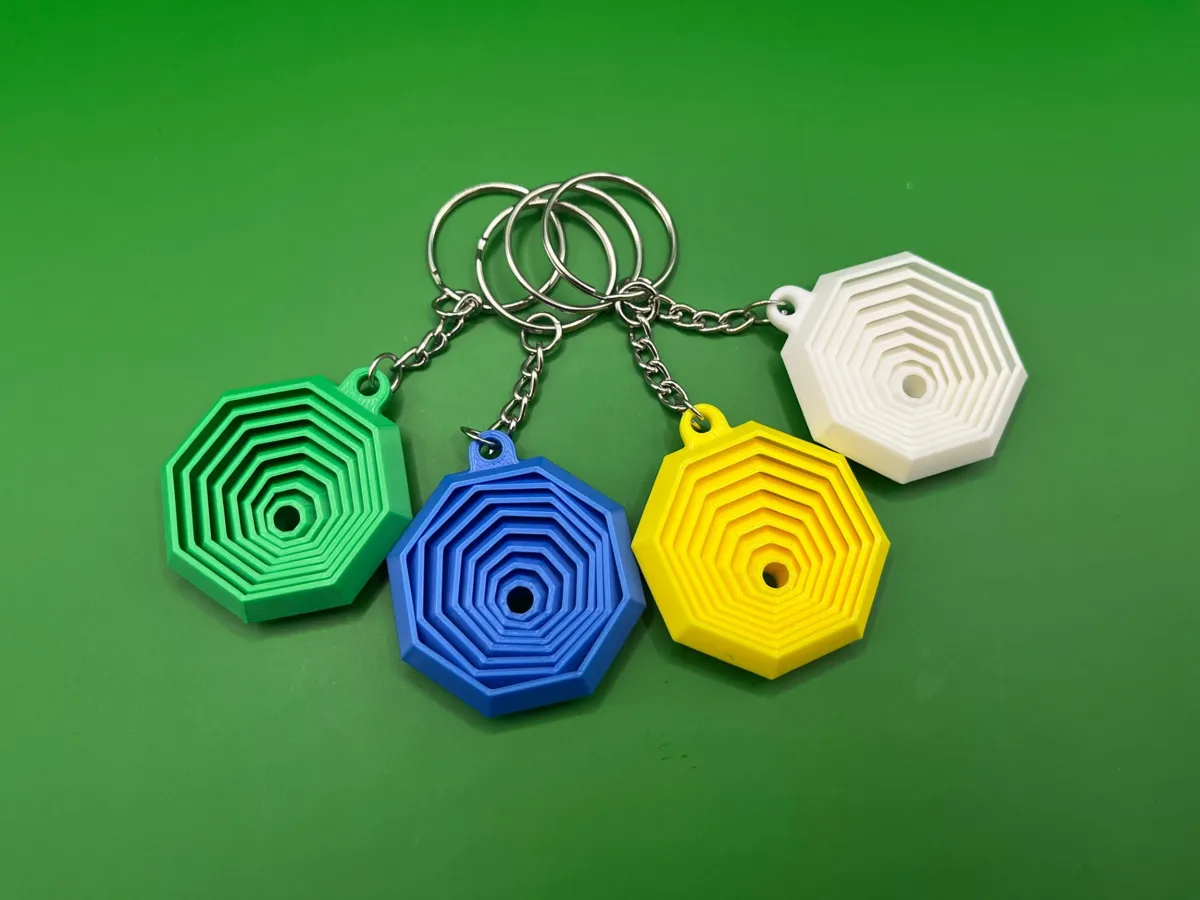 Fidget Key Chain - Free 3D Print Model - MakerWorld