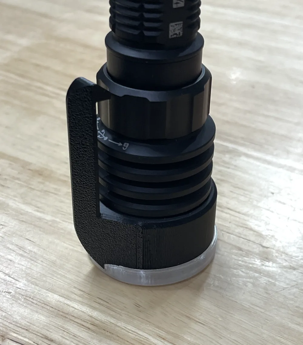 Olight Warrior 4X PocketClip/Diffuser - Free 3D Print Model - MakerWorld