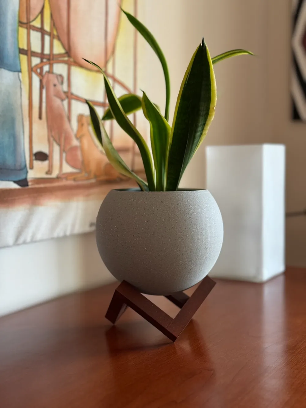 Minimalist Sphere Planter by KookiTools - MakerWorld