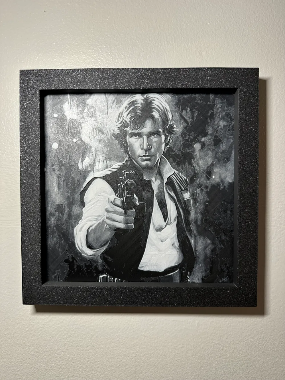 Han Solo Hueforge by Hey Ben - MakerWorld