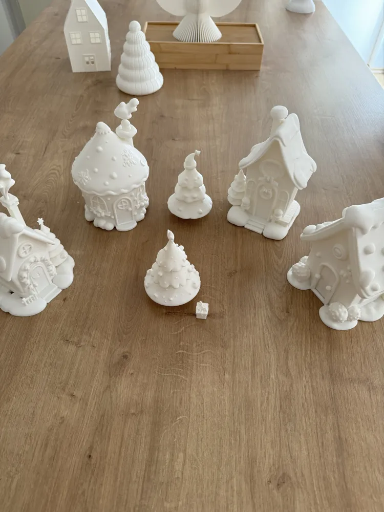 Fairy Tale Christmas Village - Free 3D Print Model - MakerWorld