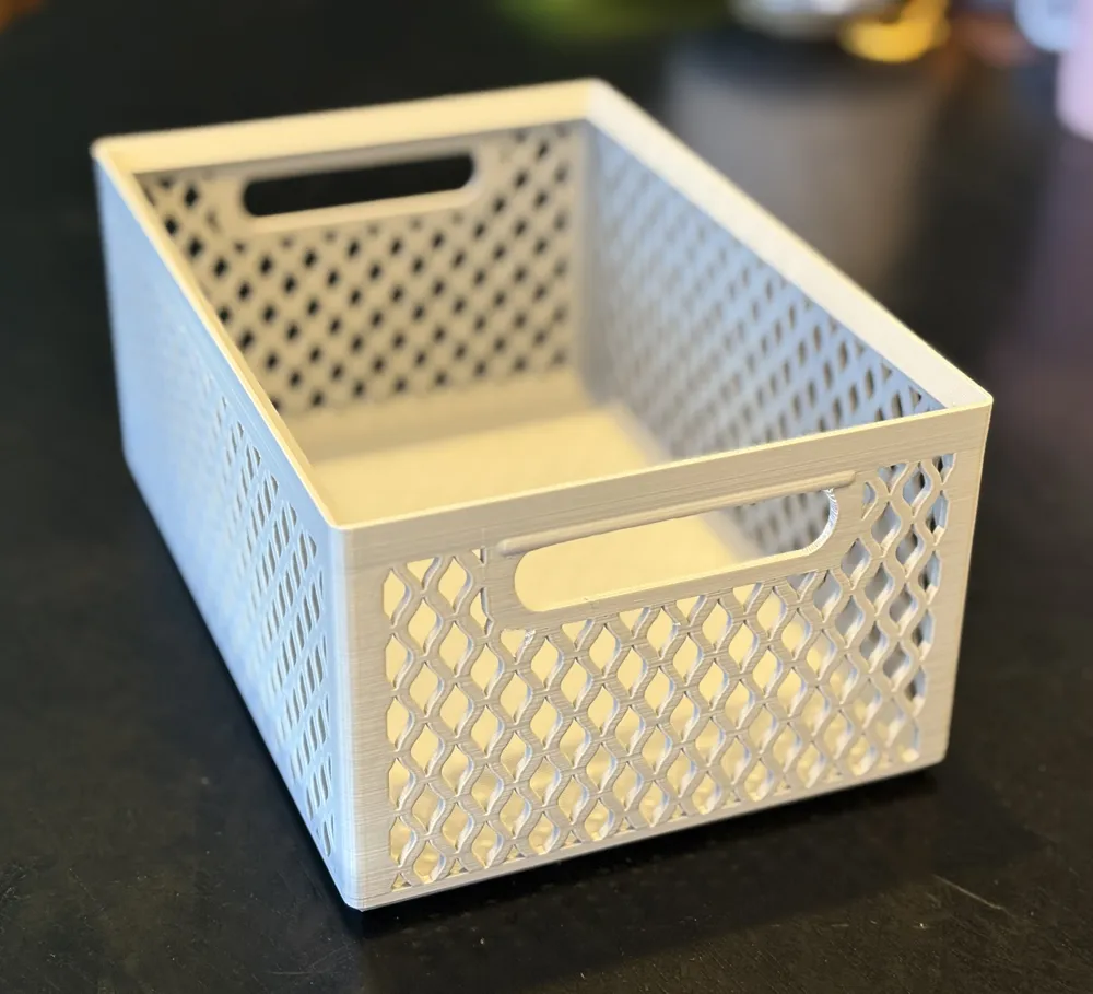 Stackable Decorative Basket - Navette - Free 3D Print Model - MakerWorld