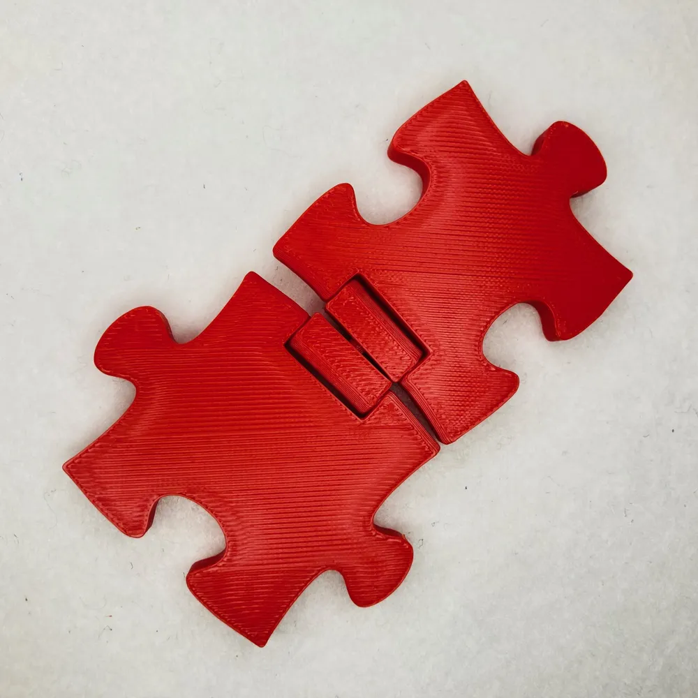 Puzzle Piece Slider + Flip Fidget (Print in Place) - Free 3D Print ...