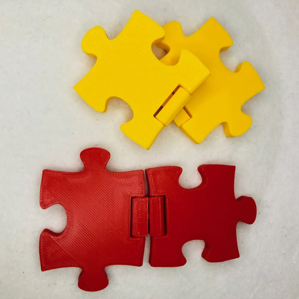 Puzzle Piece Slider + Flip Fidget (Print in Place) - Free 3D Print ...