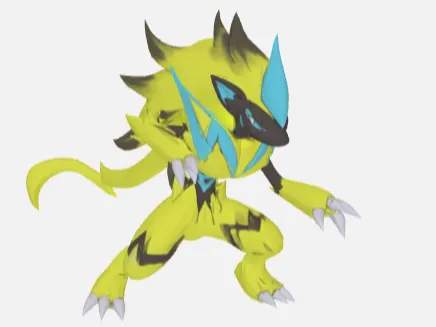 golden zoroark - Free 3D Print Model - MakerWorld
