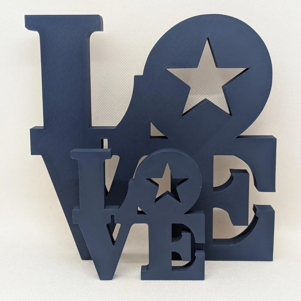 Dallas Cowboys Love Park Sign - LOVE sign - Free 3D Print Model ...