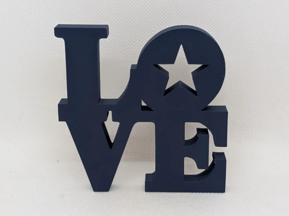 Dallas Cowboys Love Park Sign - LOVE sign - Free 3D Print Model ...