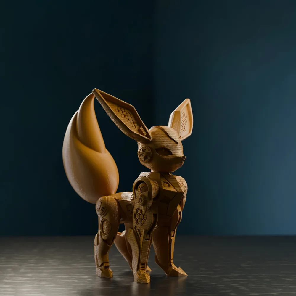 Mecha Eevee Pokemon by TheLightning MakerWorld: Download Free 3D Models