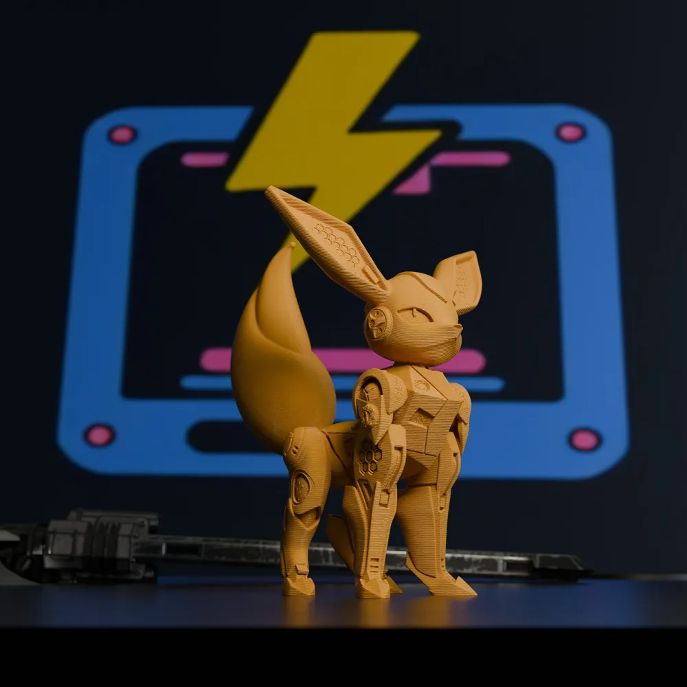 Mecha Eevee Pokemon by TheLightning MakerWorld: Download Free 3D Models