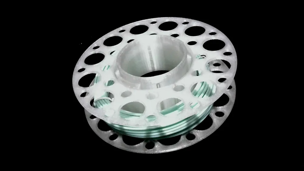 Mini filament spool for samples/small quantities, outer diameter 13cm ...