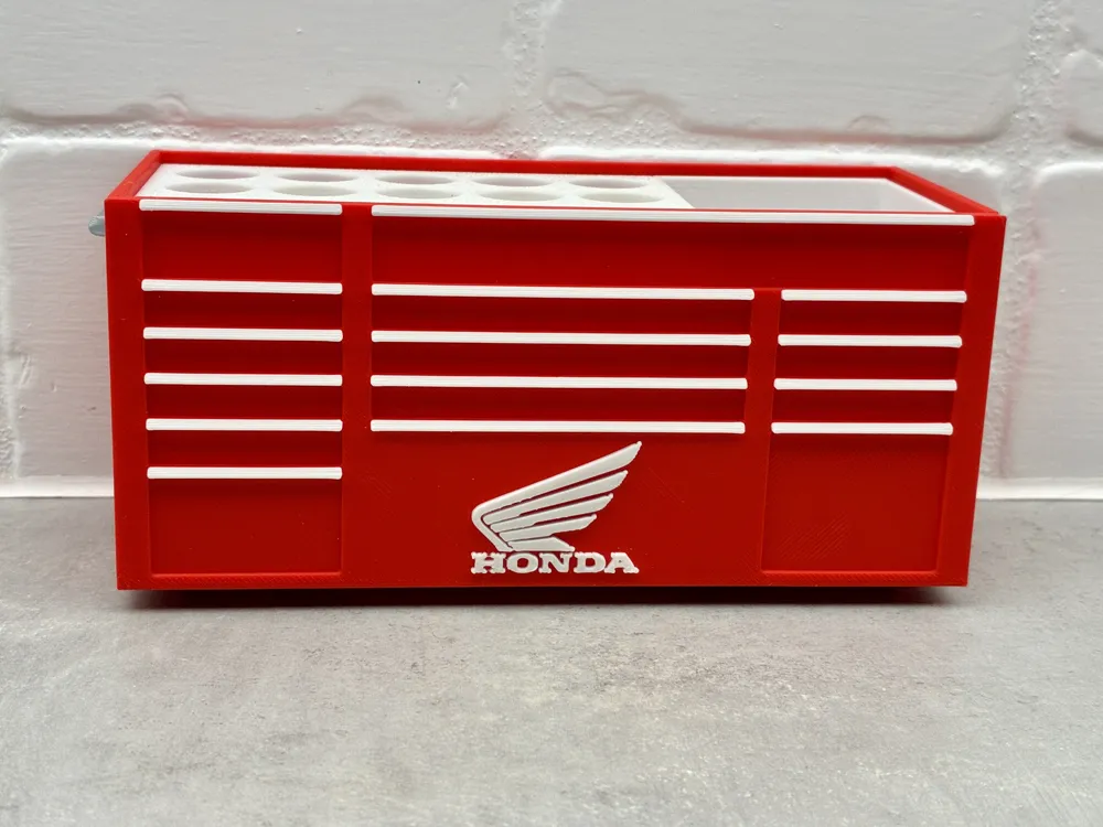 Honda motorcycle Inspired desk toolbox pen Holder by Mrtk1970 ...