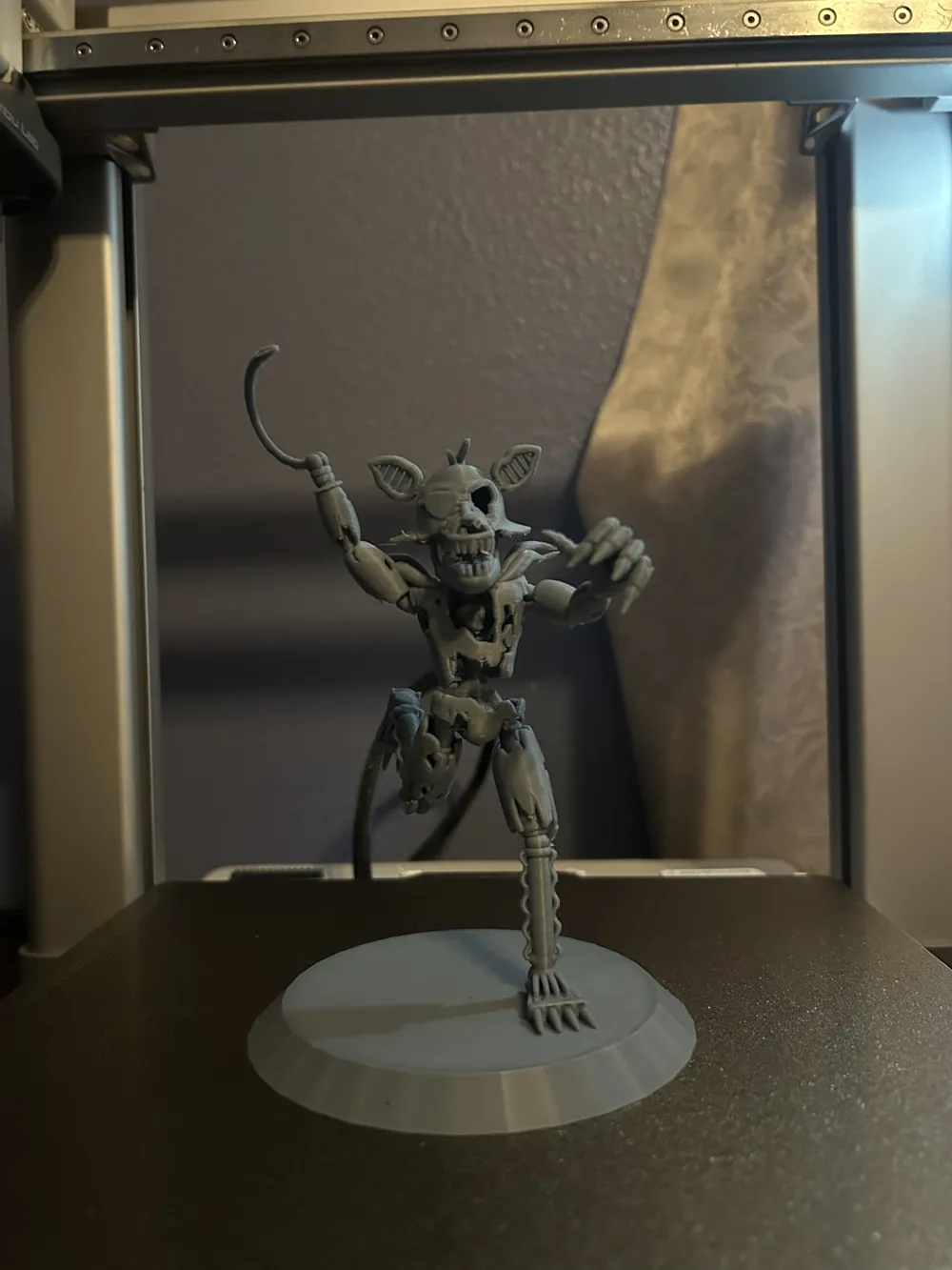 Grim Foxy Figurine - FNAF - Free 3D Print Model - MakerWorld