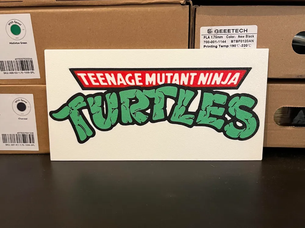 Teenage Mutant Ninja Turtles Logo by EstivMakerWorld: Download Free 3D ...