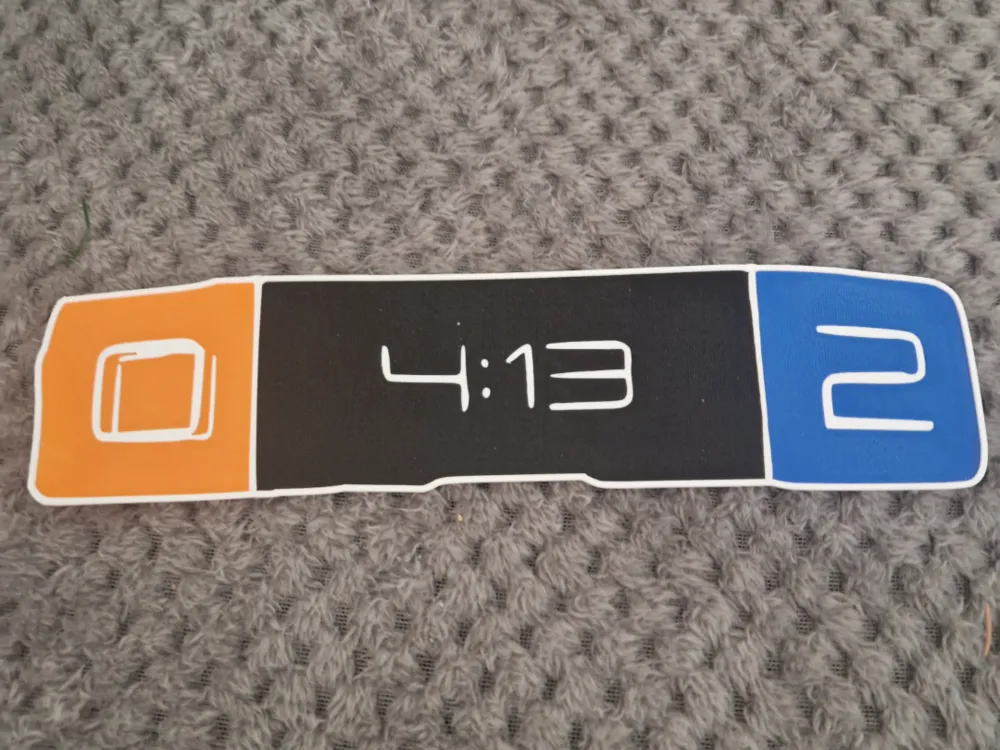 Rocket league score baner - Free 3D Print Model - MakerWorld