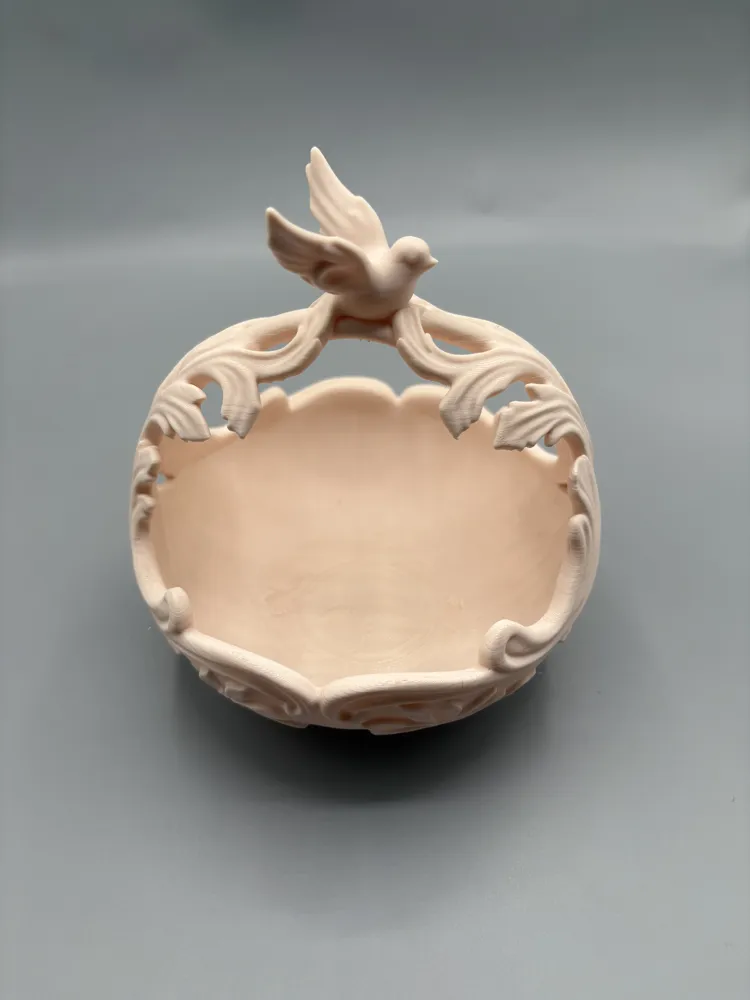 Easter Bird Basket Decor | Spring Egg Centerpiece - Free 3D Print Model ...