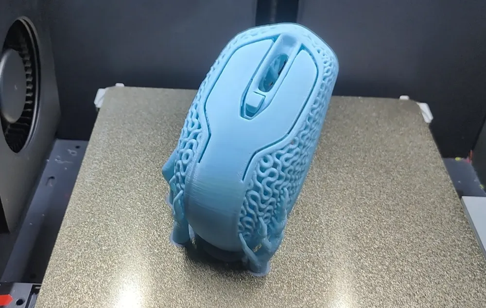 Modeling a 3D-printed mouse with new ergonomic heights using Bambu Lab ...