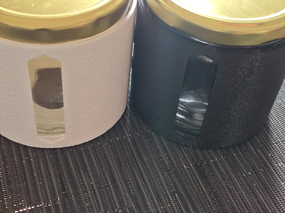 Parametric Round Glass Jar Cover with Window - Free 3D Print Model ...