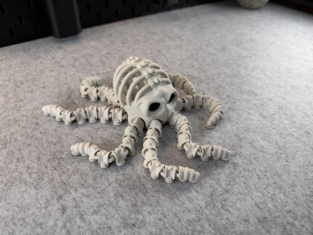 Articulated Skeleton Octopus - Free 3D Print Model - MakerWorld