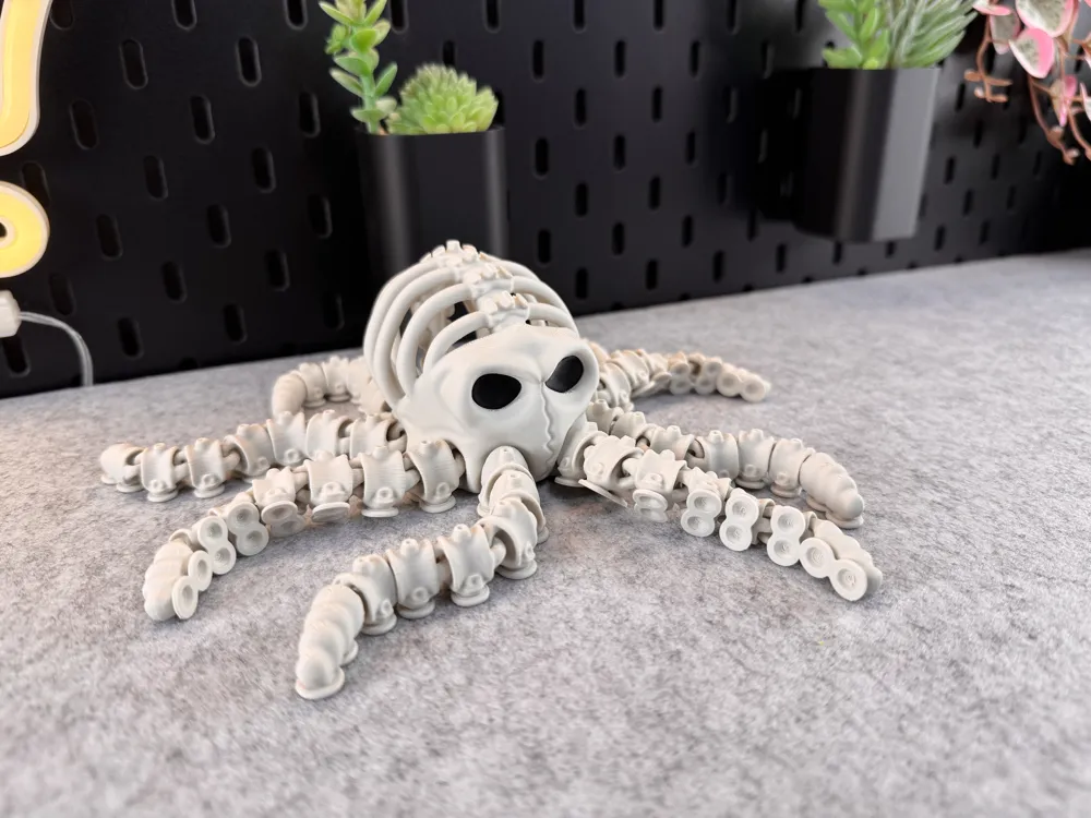 Articulated Skeleton Octopus by 3DPrintyi MakerWorld: Download Free 3D ...