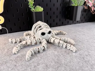 Articulated Skeleton Octopus by 3DPrintyi MakerWorld: Download Free 3D ...