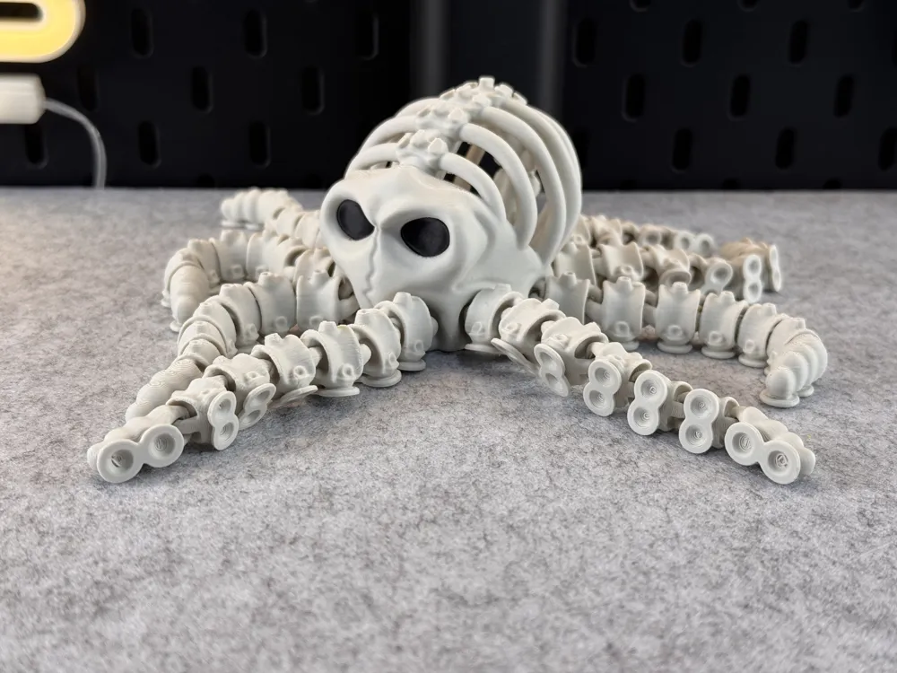 Articulated Skeleton Octopus by 3DPrintyi MakerWorld: Download Free 3D ...