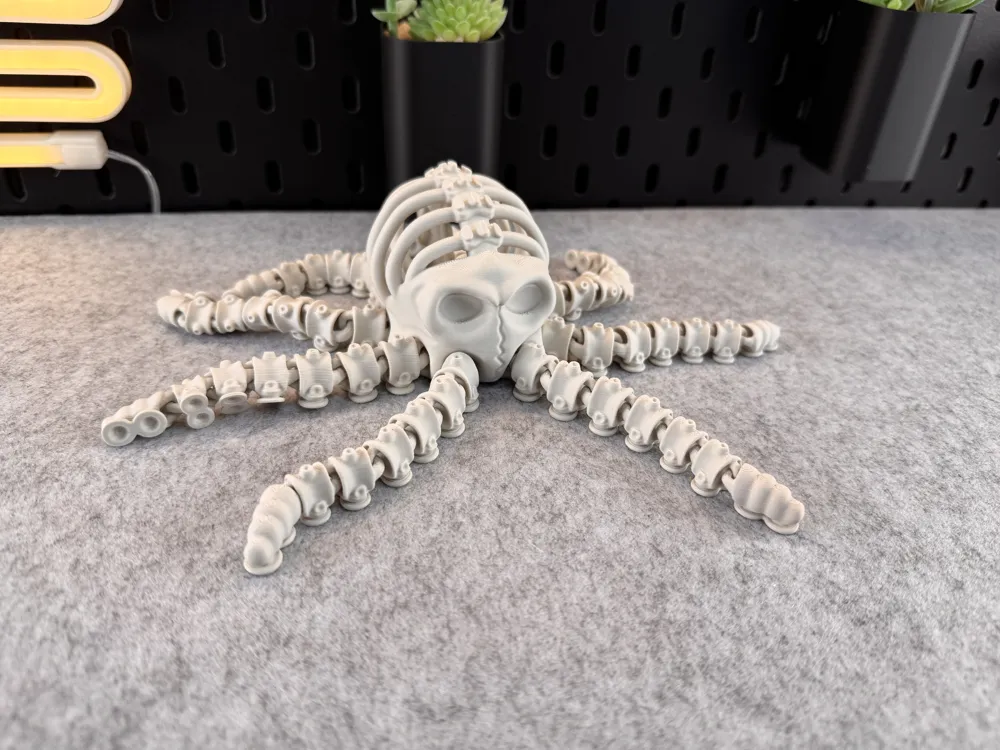 Articulated Skeleton Octopus by 3DPrintyi MakerWorld: Download Free 3D ...