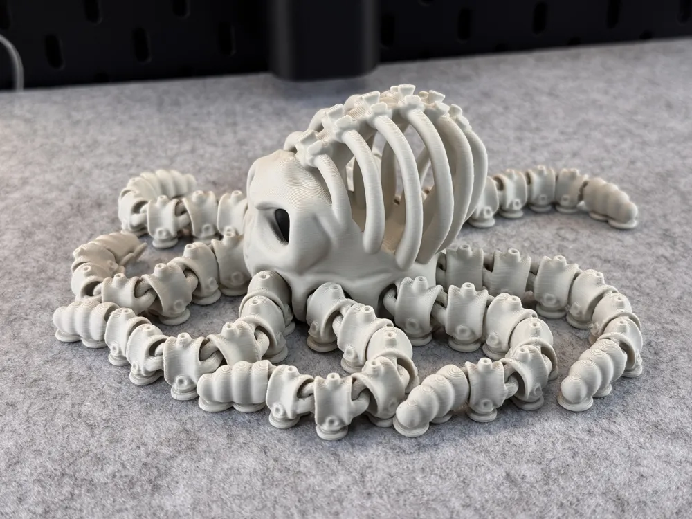 Articulated Skeleton Octopus by 3DPrintyi MakerWorld: Download Free 3D ...
