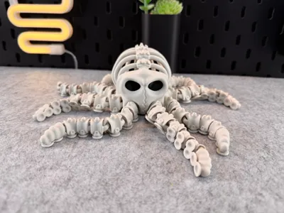 Articulated Skeleton Octopus by 3DPrintyi MakerWorld: Download Free 3D ...