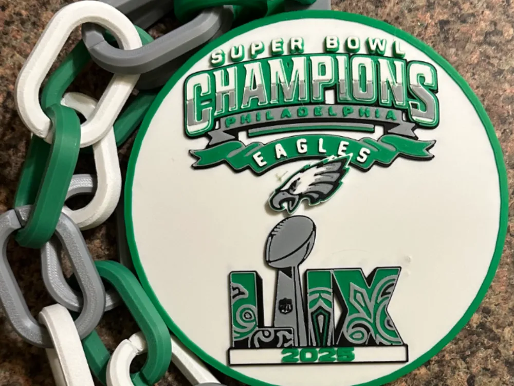 Philadelphia Eagles Super Bowl Champions Logo-'25 by Hamilton’s Custom ...