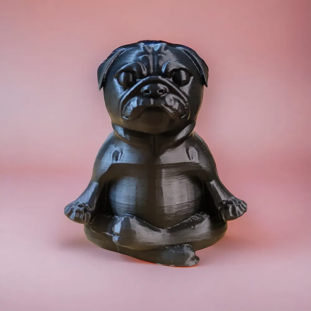 The Meditating Pug by Eclipse 3D - MakerWorld