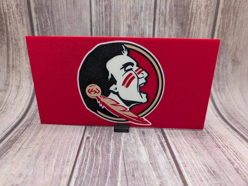 FSU Seminoles Flag / Plate by Sage Prints and Design - MakerWorld