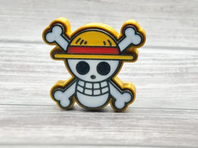 One Piece Luffy Flag Fidget Clicker by RedDragon3D MakerWorld: Download ...