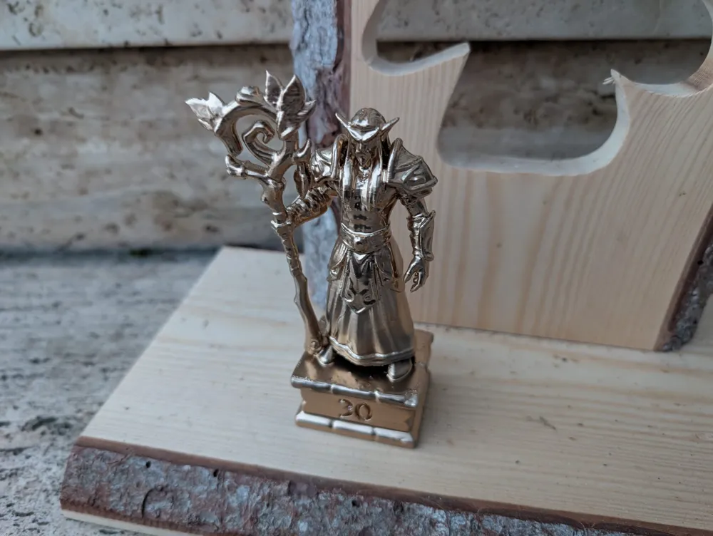 Wow Druid for 30th Birthday - Free 3D Print Model - MakerWorld