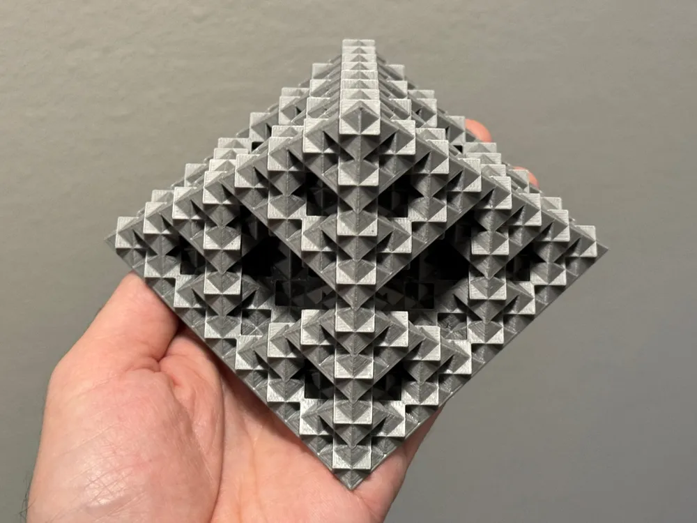 Sierpiński Cube-Octahedron Compound - Level 3 by Endless Design Lab 🌀 ...