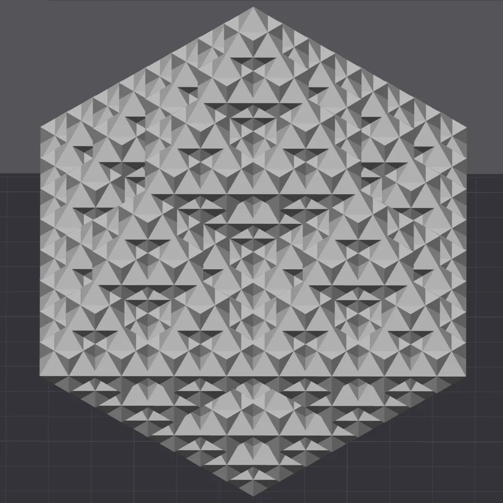 Sierpiński Cube-Octahedron Compound - Level 3 by Endless Design Lab 🌀 ...