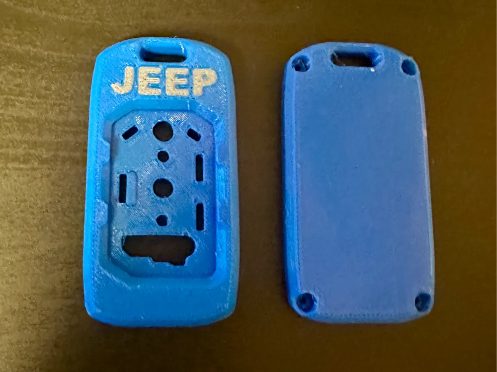 Jeep JL, JLU, JT Minimalist Key Fob by HVFdesigns MakerWorld: Download ...