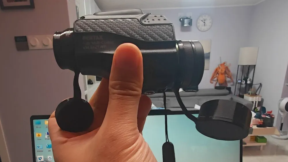 PENTAX VM 6x21 Print in Place lens dust protective cover - Free 3D ...