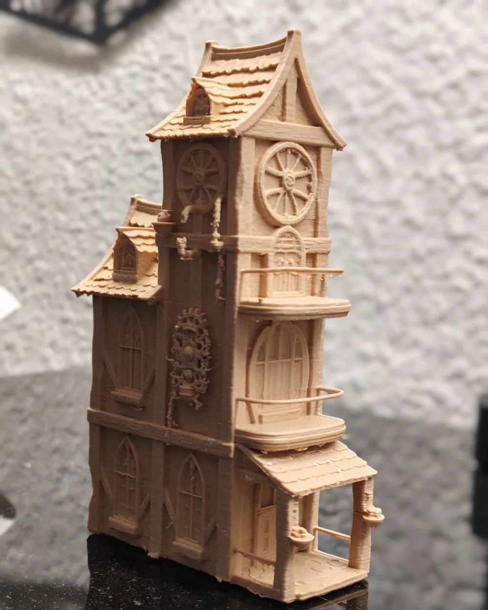 Steampunk Tower Clock - Free 3D Print Model - MakerWorld