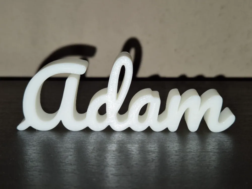 Adam Name Sign Display Decor by GabT - MakerWorld