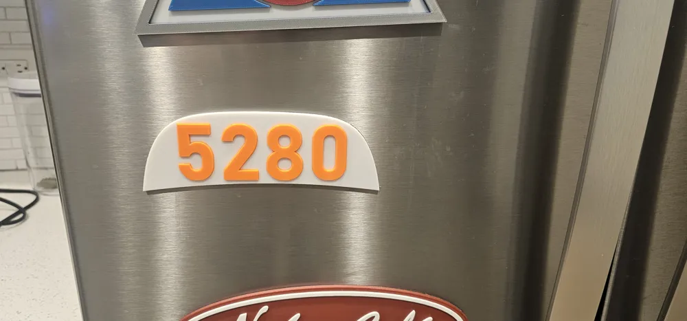 Broncos 5280 Kühlschrankmagnet – Kostenloses 3D-Druckmodell – MakerWorld