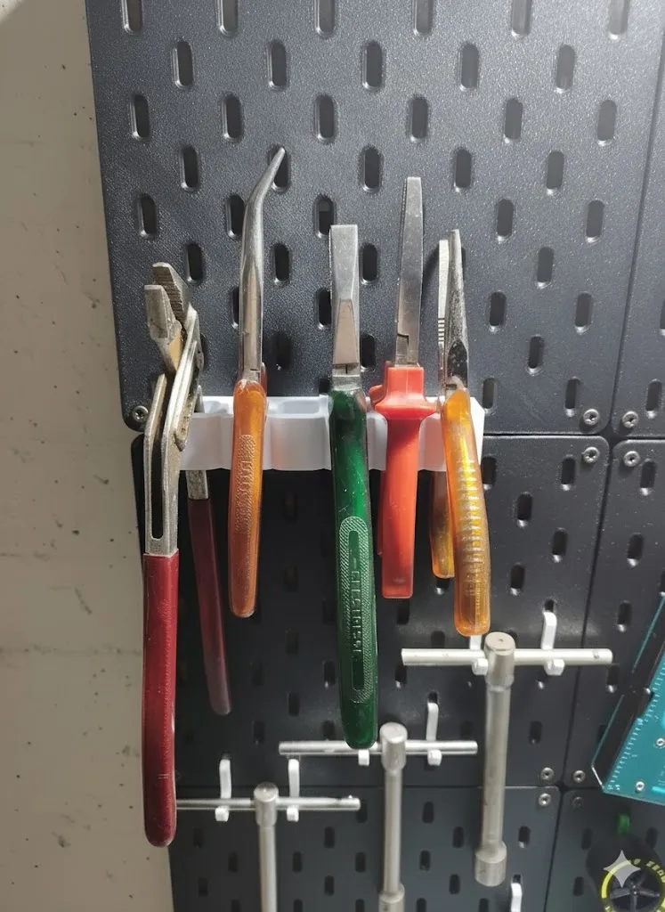 3D Printed Pliers Rack for IKEA SKÅDIS - Free 3D Print Model - MakerWorld