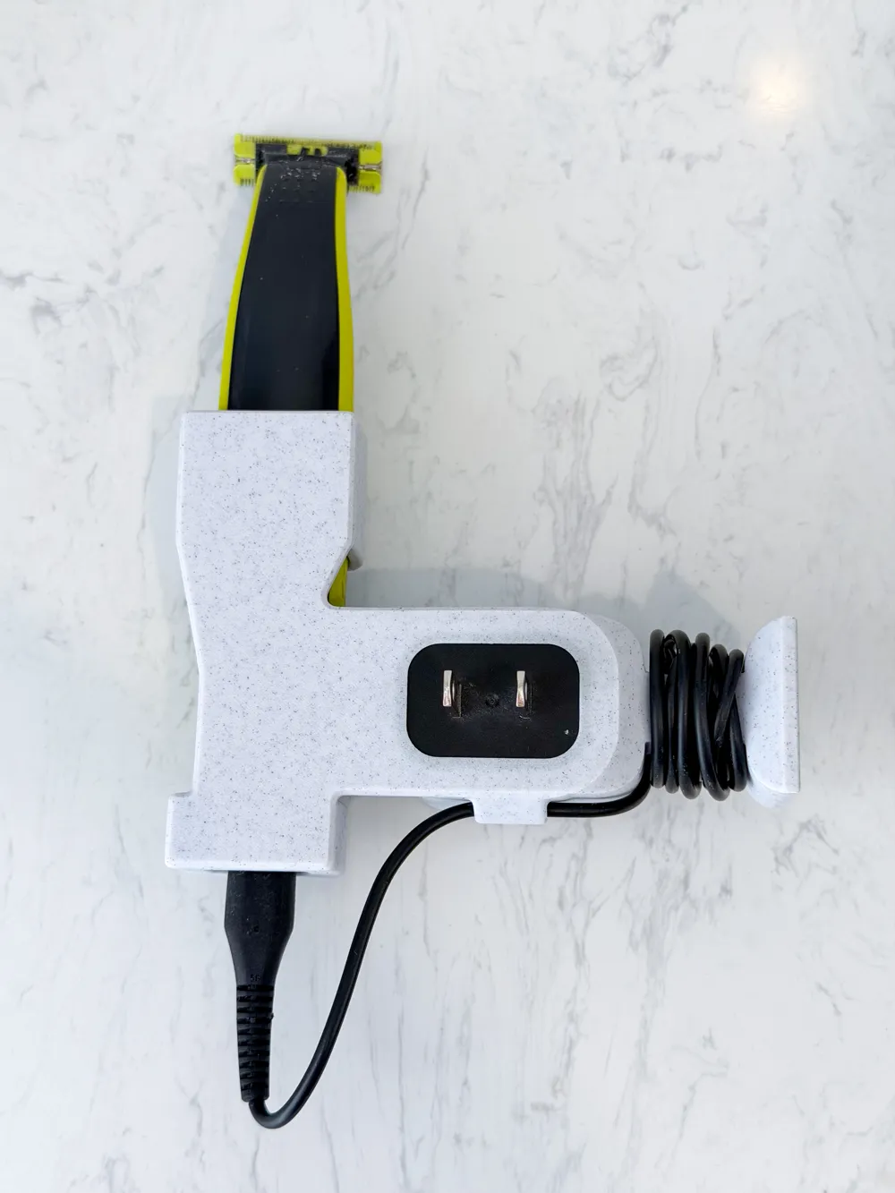 Philips OneBlade Plug-In Wall Mount + Cord Holder - Free 3D Print Model ...