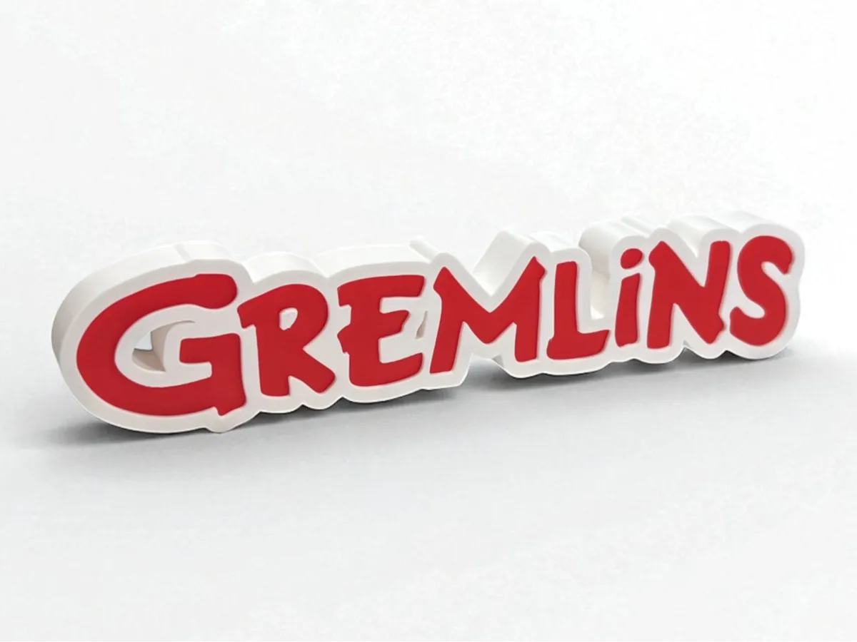 Gremlins Logo Sign by nfocus design MakerWorld: Download Free 3D Models