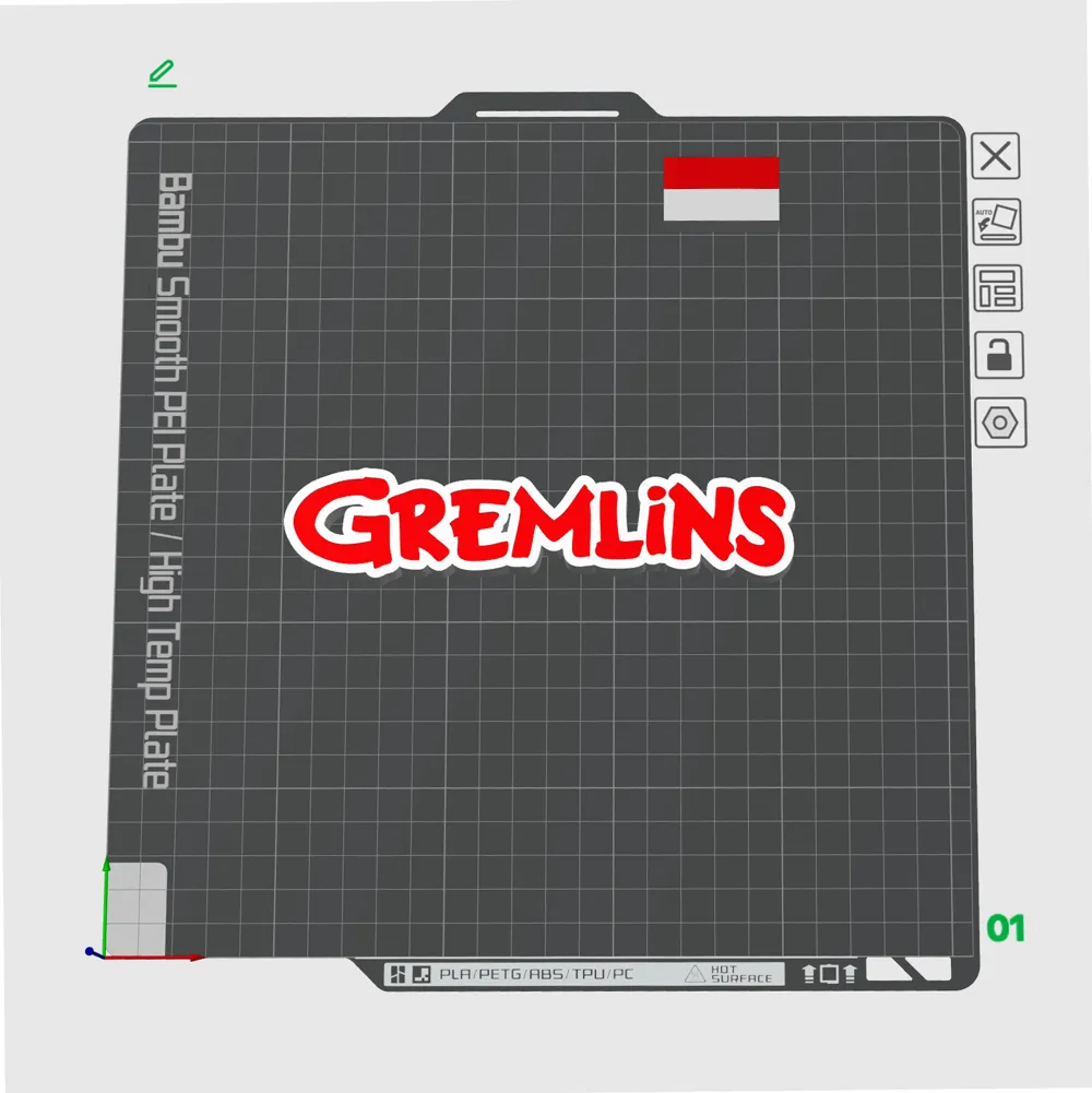 Gremlins Logo Sign by nfocus design MakerWorld: Download Free 3D Models