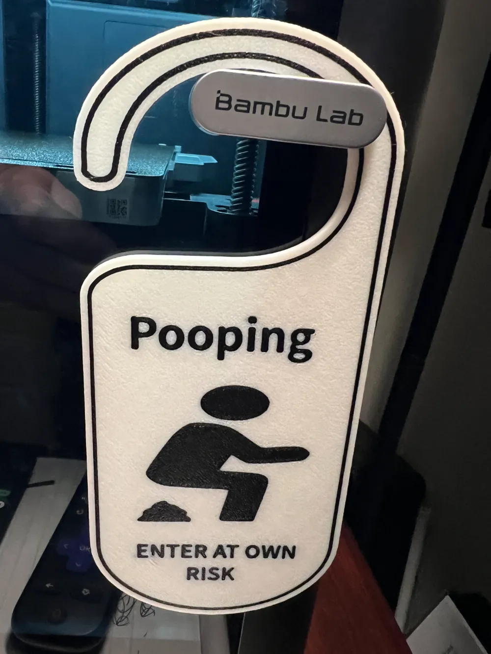 Pooping! Enter at own risk by 3Dprinting4fun - MakerWorld